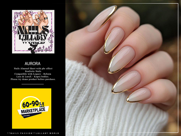 Second Life Marketplace - 60-90 Marketplace by hp - Nails Passion - Aurora